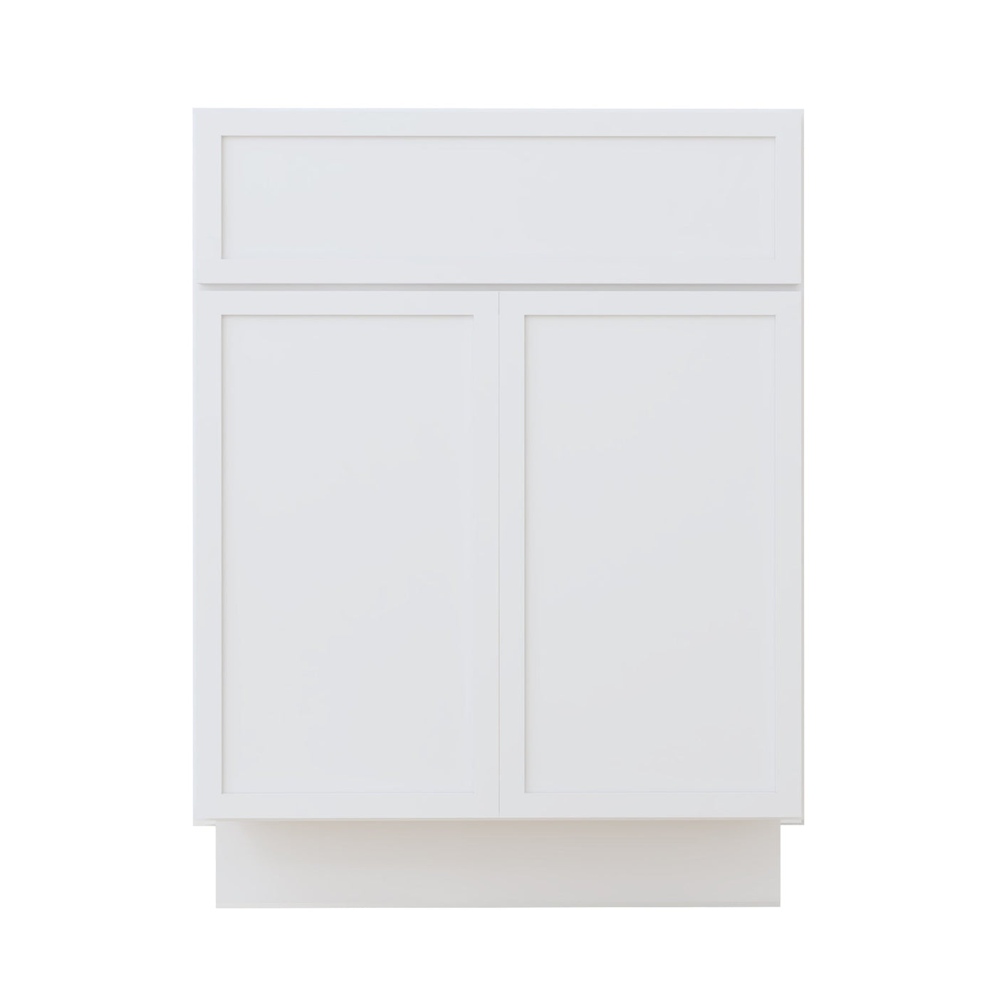 24" Birch Plywood Freestanding Single Base Storage Cabinet with Soft C ...
